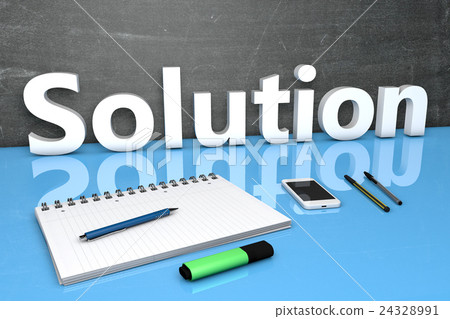 Solution - Stock Illustration [24328991] - PIXTA