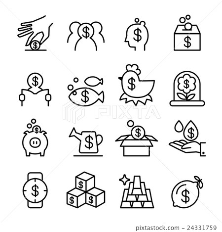 Success, investment, economy, benefit icon - Stock Illustration ...