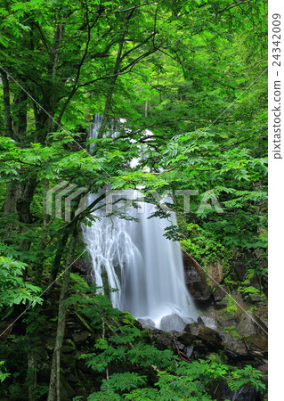 Stock Photo: onogawa non-moving waterfall, naturals, waterfall - Stock ...