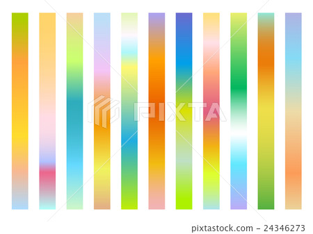 Gradation color chart set - Stock Illustration [24346273] - PIXTA