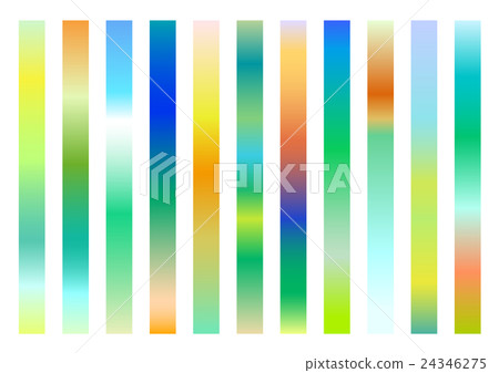 Gradation color chart set - Stock Illustration [24346275] - PIXTA