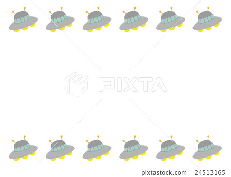 UFO frame - Stock Illustration [24513165] - PIXTA