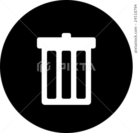 Pictogram trash bin - Stock Illustration [24518794] - PIXTA