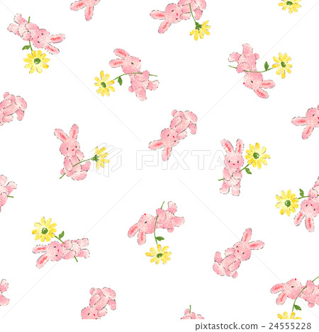 Rabbit pattern - Stock Illustration [24555228] - PIXTA
