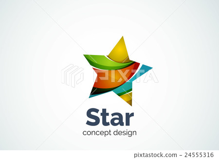 Star logo template, rating or best choice concept - Stock Illustration ...
