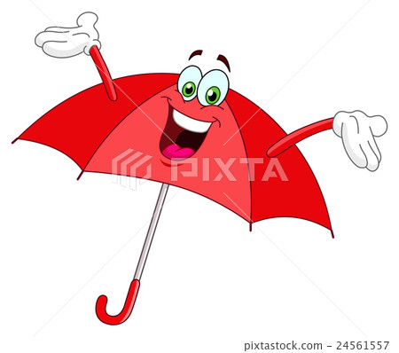 Umbrella cartoon - Stock Illustration [24561557] - PIXTA