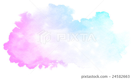 Abstract pink watercolor on white background.-插圖素材 [24582663] - PIXTA圖庫
