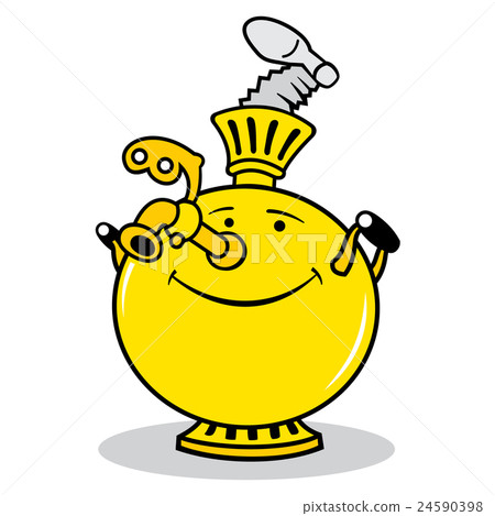 Russian samovar logo - Stock Illustration [24590398] - PIXTA