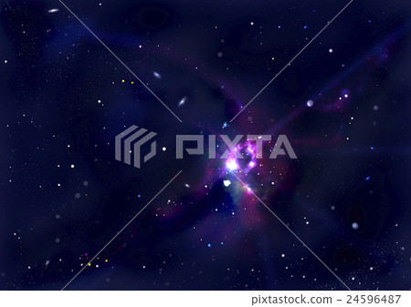 The collapse of stars - Stock Illustration [24596487] - PIXTA