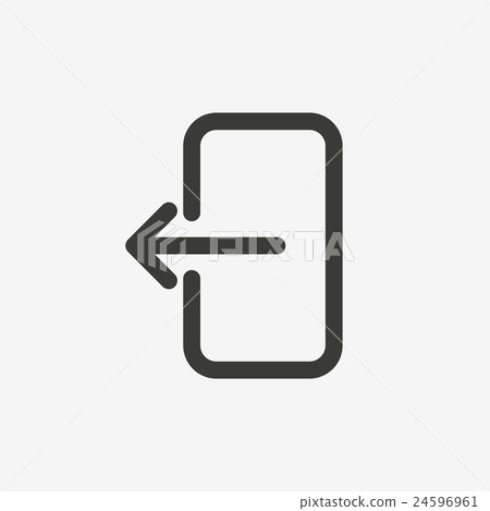 back outline icon - Stock Illustration [24596961] - PIXTA