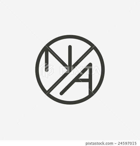 not applicable icon - Stock Illustration [24597015] - PIXTA