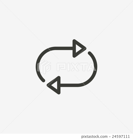refresh sign icon - Stock Illustration [24597111] - PIXTA