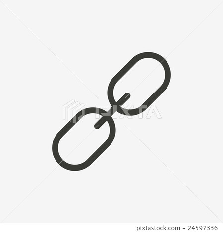 attach link icon - Stock Illustration [24597336] - PIXTA