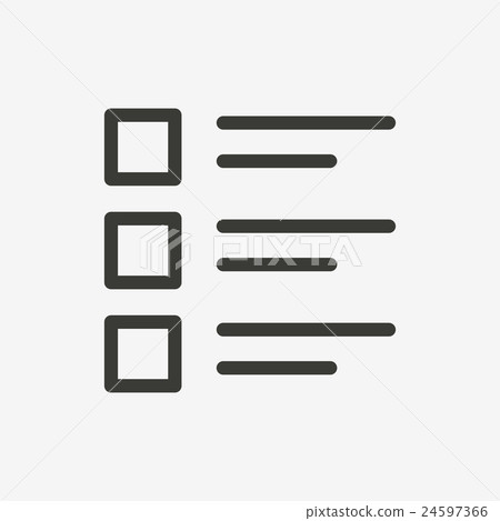 note list icon - Stock Illustration [24597366] - PIXTA