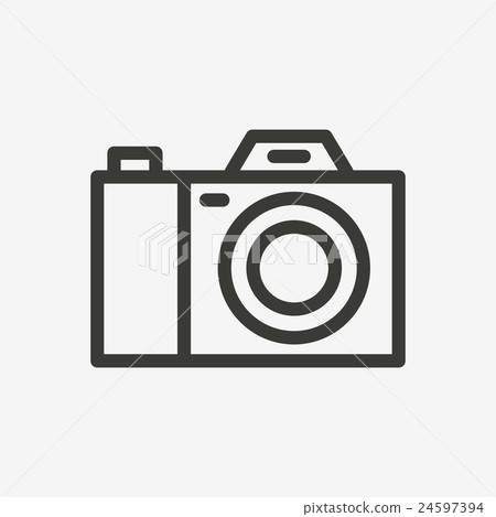 simple camera icon - Stock Illustration [24597394] - PIXTA