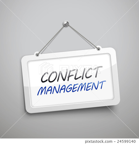 conflict management hanging sign - Stock Illustration [24599140] - PIXTA