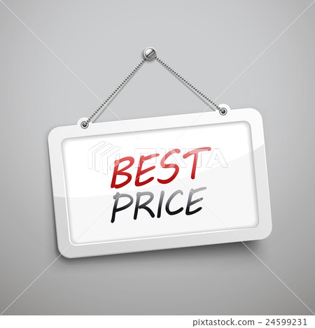 best price hanging sign - Stock Illustration [24599231] - PIXTA