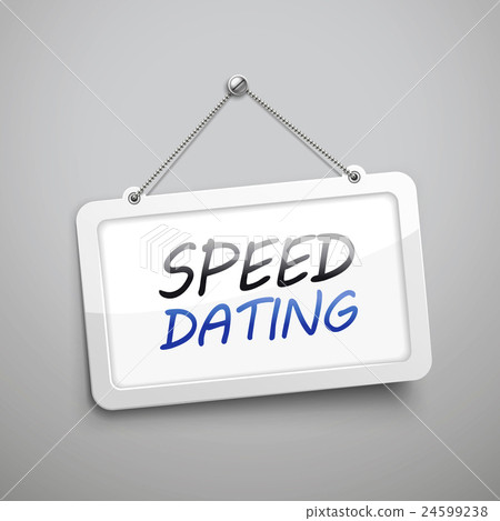 speed dating hanging sign - Stock Illustration [24599238] - PIXTA