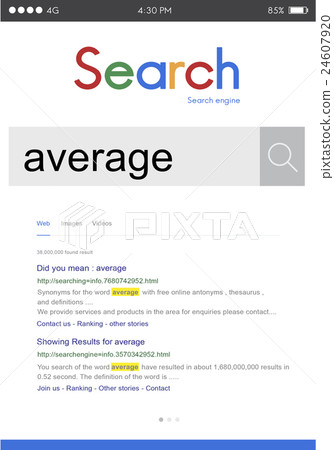 Average Ordinary Common Regular Concept - Stock Illustration [24607920 ...