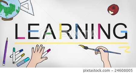 Learn Learning Education Knowledge Wisdom... - Stock Illustration ...