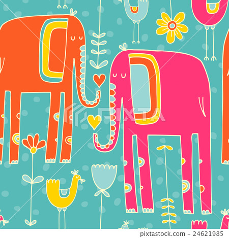 Vector hand drawn illustration with cote colorfull - Stock Illustration ...