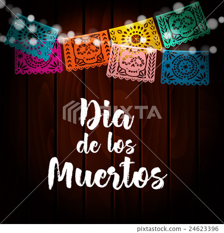 Dia de Los Muertos, Mexican Day of the Dead card. - Stock Illustration ...