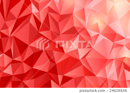 Red polygon background - Stock Illustration [24626836] - PIXTA