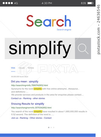 Simplify Clarify Easy Simple Concept - Stock Illustration [24636546 ...