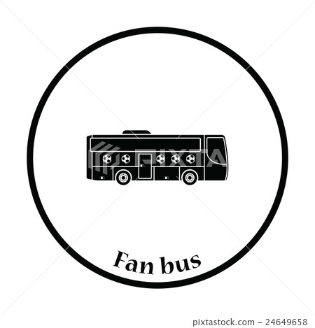 Football fan bus icon - Stock Illustration [24649658] - PIXTA