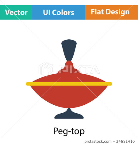 Peg-Top icon - Stock Illustration [24651410] - PIXTA