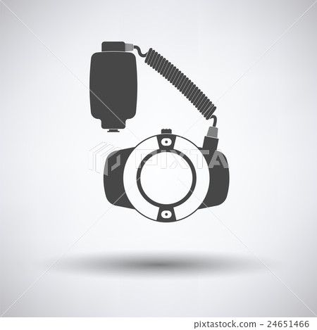 Icon of portable circle macro flash - Stock Illustration [24651466] - PIXTA