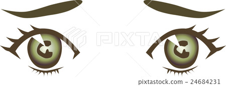 Troubled eyes 3 - Stock Illustration [24684231] - PIXTA