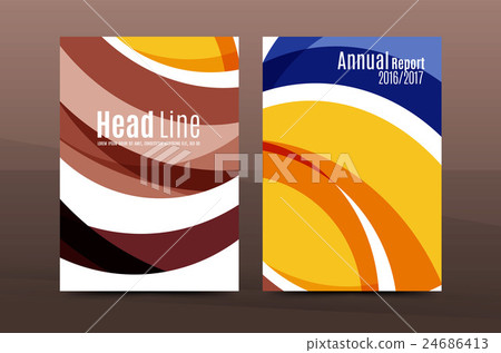 Abstract business annual report brochure cover - Stock Illustration ...