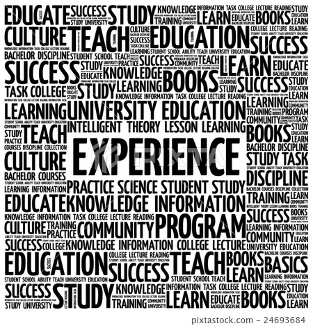 Experience word cloud - Stock Illustration [24693684] - PIXTA