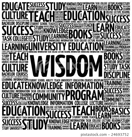 Wisdom word cloud - Stock Illustration [24693752] - PIXTA