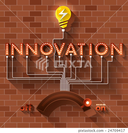 INNOVATIVE_Text_Light - Stock Illustration [24709417] - PIXTA