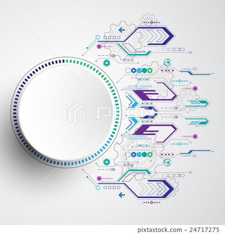 Vector abstract background technology innovation. - Stock Illustration ...