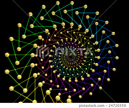 Triangle and helix - Stock Illustration [24720359] - PIXTA