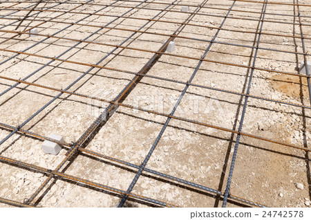 Wire mesh (Rebar work) - Stock Photo [24742578] - PIXTA