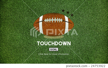 Football Touchdown Sport Graphics Concept - Stock Illustration ...