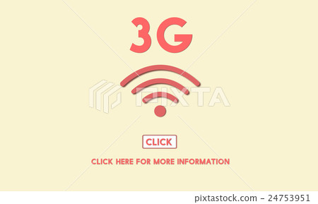 3G Data Connection Network Technology Wireless... - Stock Illustration ...