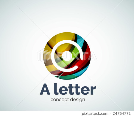 Vector A letter concept logo template - Stock Illustration [24764771 ...