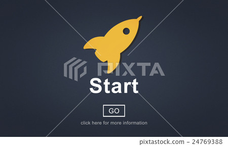 Start Begin Activation Begin First Build... - Stock Illustration ...