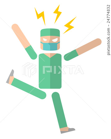 Operation, surgery: get angry - Stock Illustration [24774832] - PIXTA