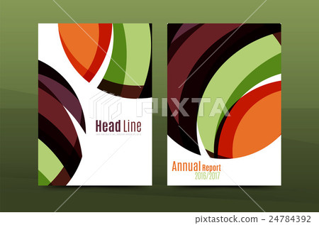 Abstract business annual report brochure cover - Stock Illustration ...