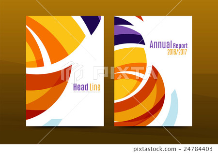 Abstract business annual report brochure cover - Stock Illustration ...