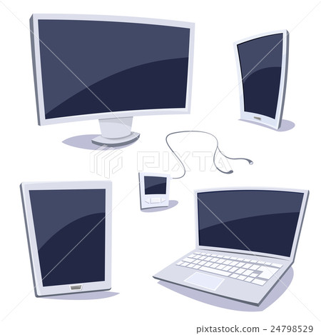 Set of devices, vector illustration - Stock Illustration [24798529] - PIXTA
