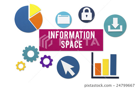 Information Space Networking Connection Concept - Stock Illustration ...