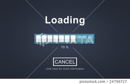 Loading Bar Load Waiting Indicator Concept - Stock Illustration ...
