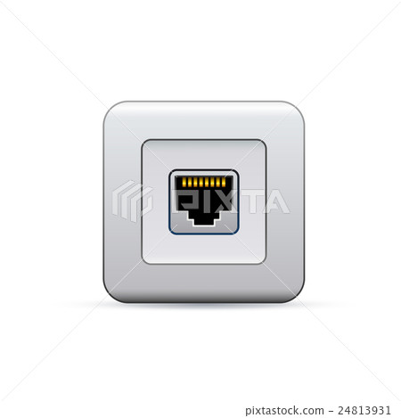 Network socket icon - Stock Illustration [24813931] - PIXTA